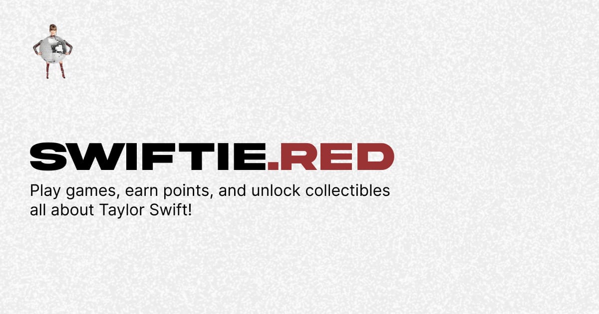 swiftie.red · the best website for swifties